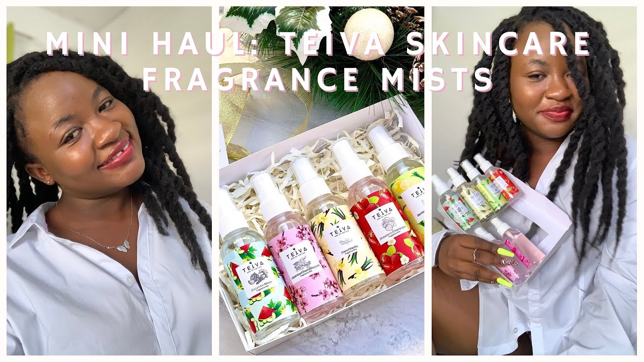 “MINI-HAUL”| TEIVA SKINCARE BODY MIST REVIEW| FRAGRANCE MIST COLLECTION ...