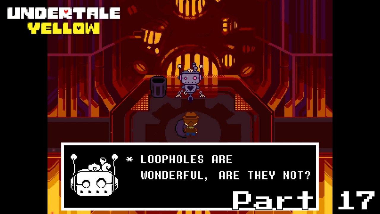 Undertale: Yellow (Pacifist Route) part 17 Axis Boss Fight - YouTube