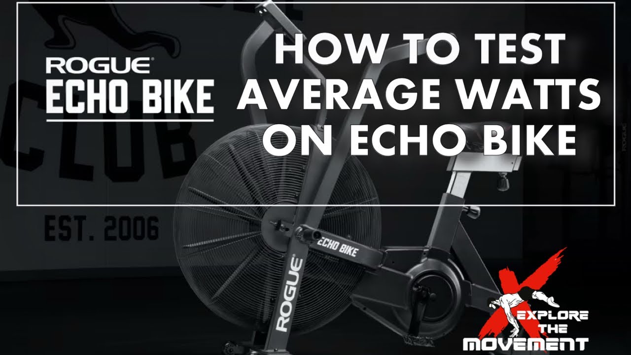 How To Test The Average Watts On Echo Bike | Explore The Movement - YouTube