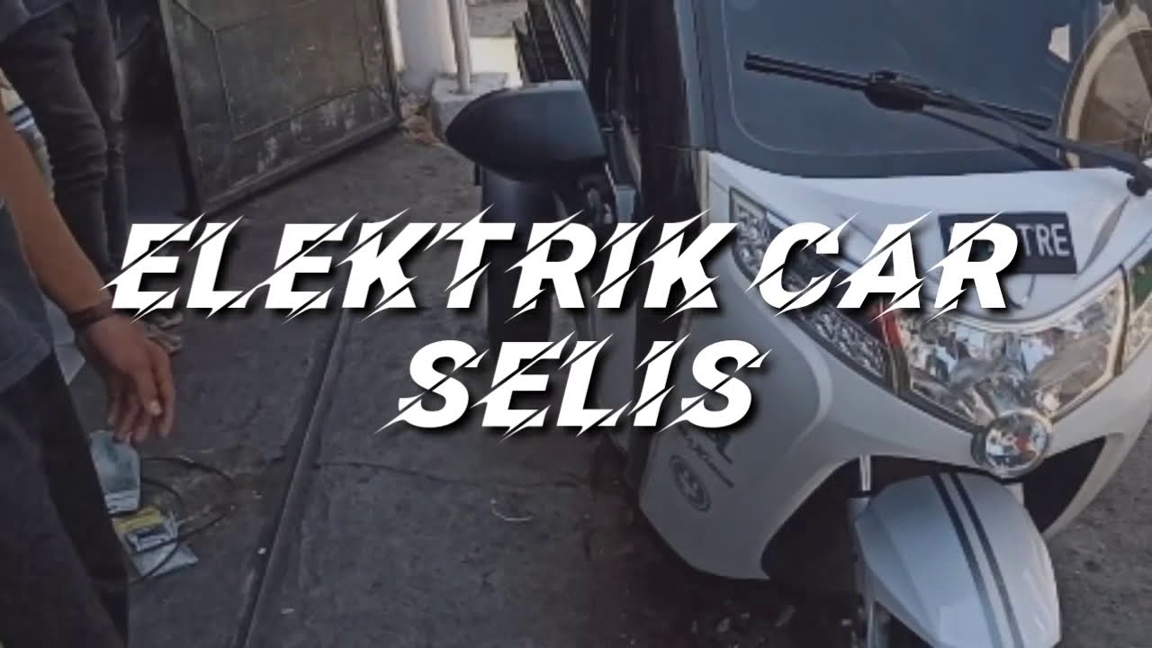 Electric car selis dengan solar panel - YouTube