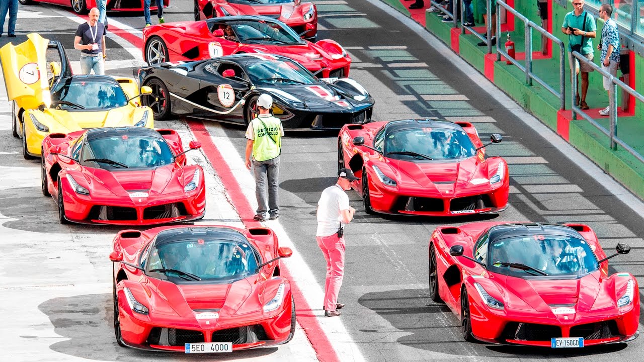 BEST FERRARI GATHERING EVER! (13x LaFerrari, 488 GTB. F40, etc ...