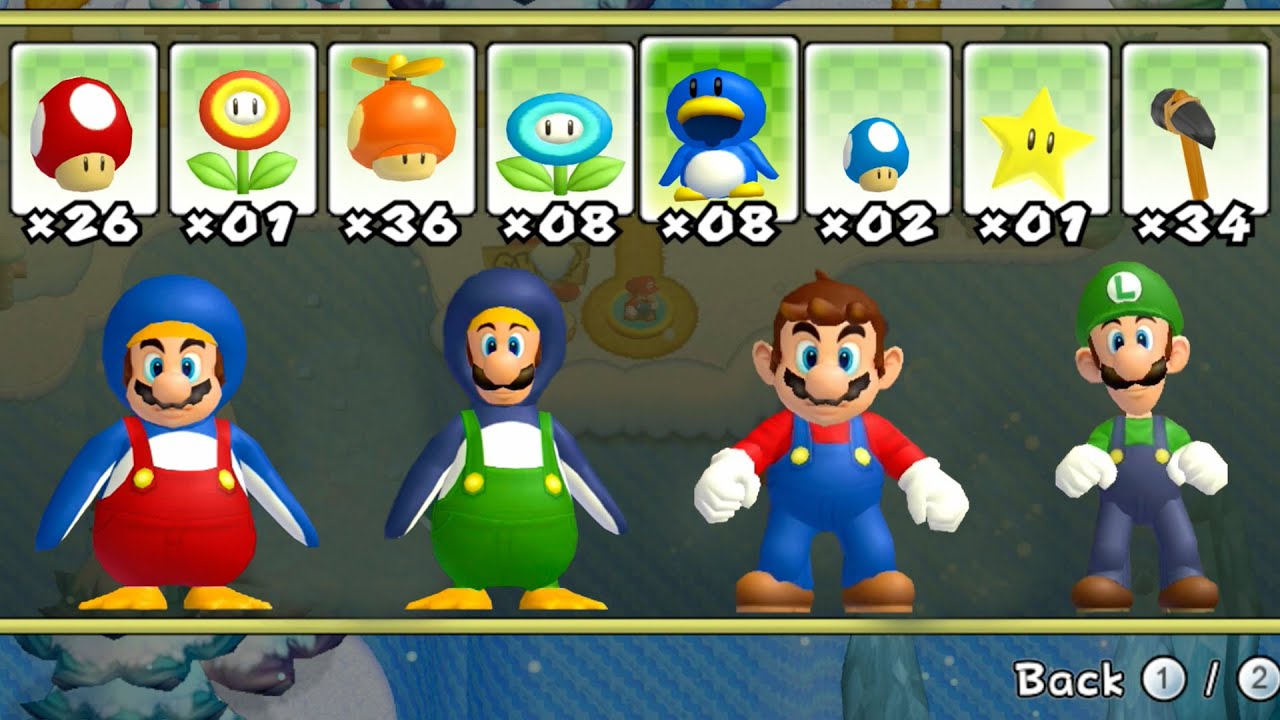 New Super Mario Bros Wii (Cannon) – 2 Player Co Op Walkthrough World 1 ...