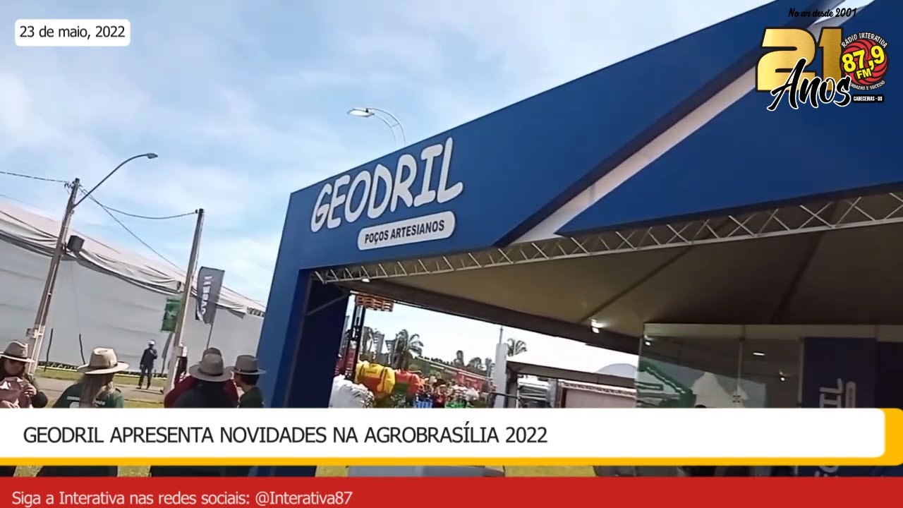 AgroBrasília 2022 | Geodril apresentou novidades; confira - YouTube