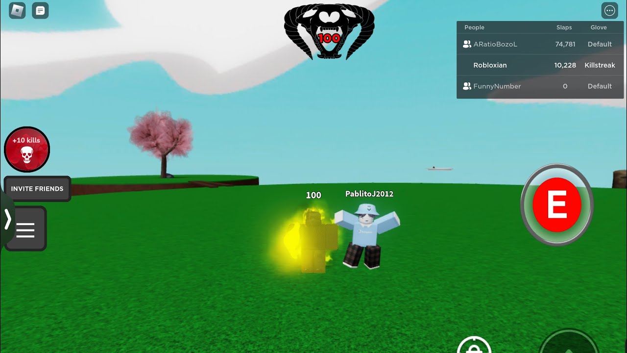 Killstreak glove 10 kills - 100 kills | Slap battles - YouTube