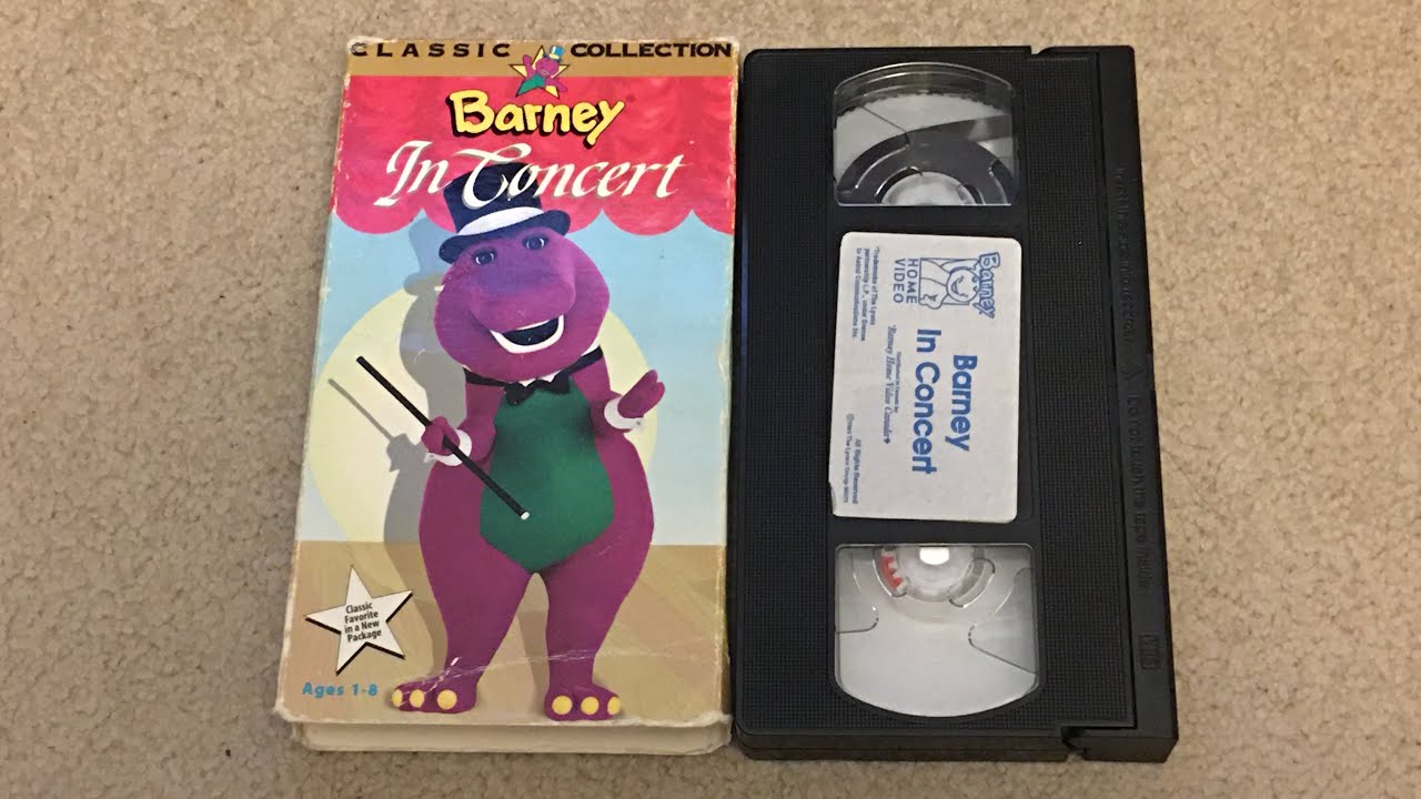 Opening And Closing To Barney In Concert 1991 VHS - YouTube
