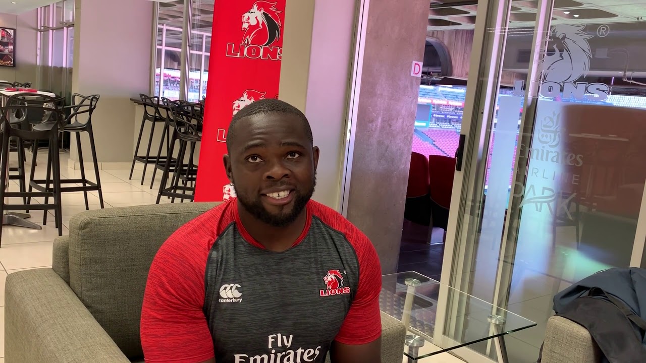 Sti Sithole before Super Rugby match Lions vs Stormers - YouTube