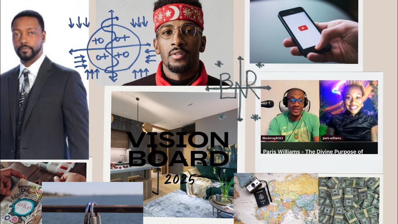 VISION BOARD WORKSHOP FOR 2025 USING CANVA - YouTube