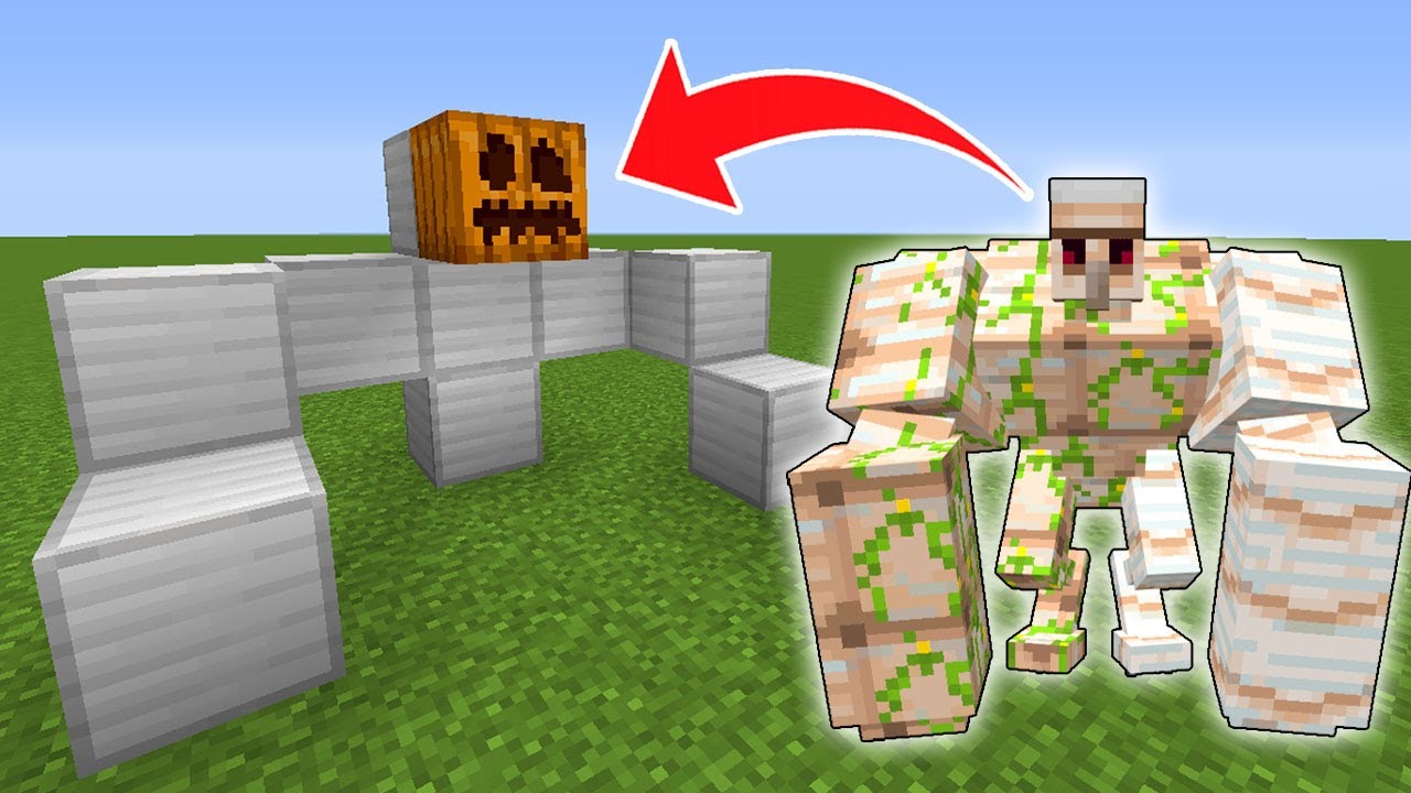 HOW TO SPAWN SUPER IRON GOLEM IN MINECRAFT - YouTube