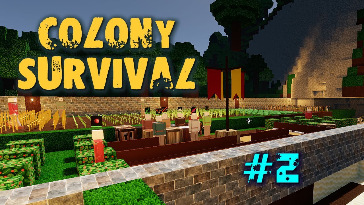 Colony Survival: gameplay Zombie attack - YouTube