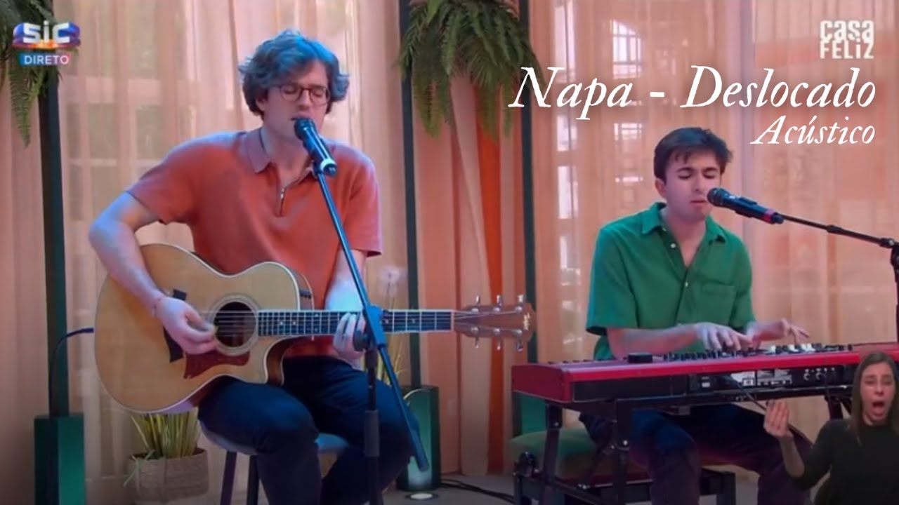 Napa- Deslocado (acústico na SIC) |Representante de Portugal 🇵🇹 | # ...