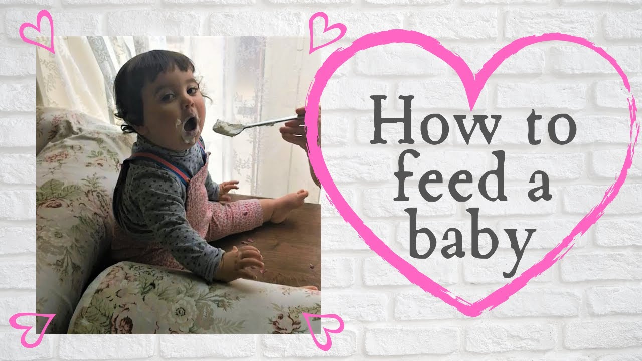 How to feed a baby! - YouTube