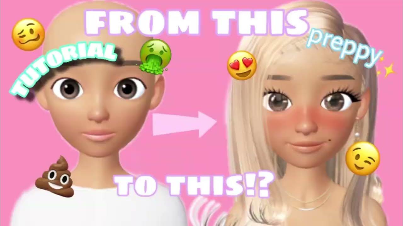 TUTORIAL ON HOW TO MAKE A PREPPY FACE ON ZEPETO! *FIRST VIDEO* - YouTube