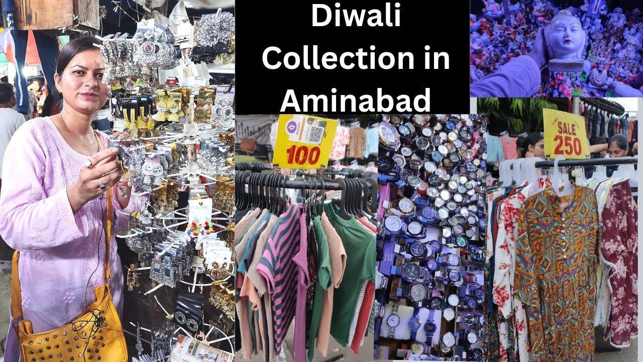 New Diwali🕯 Collection in Aminabad | Street Market of Aminabad | Oldest ...