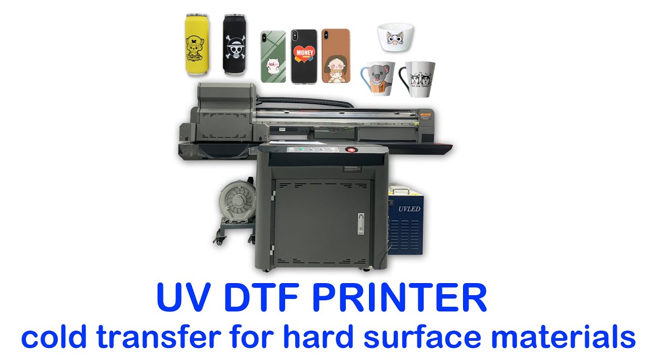 Newest UV DTF Printer Transfer Film Sticker Ditectly on Hard Surface ...