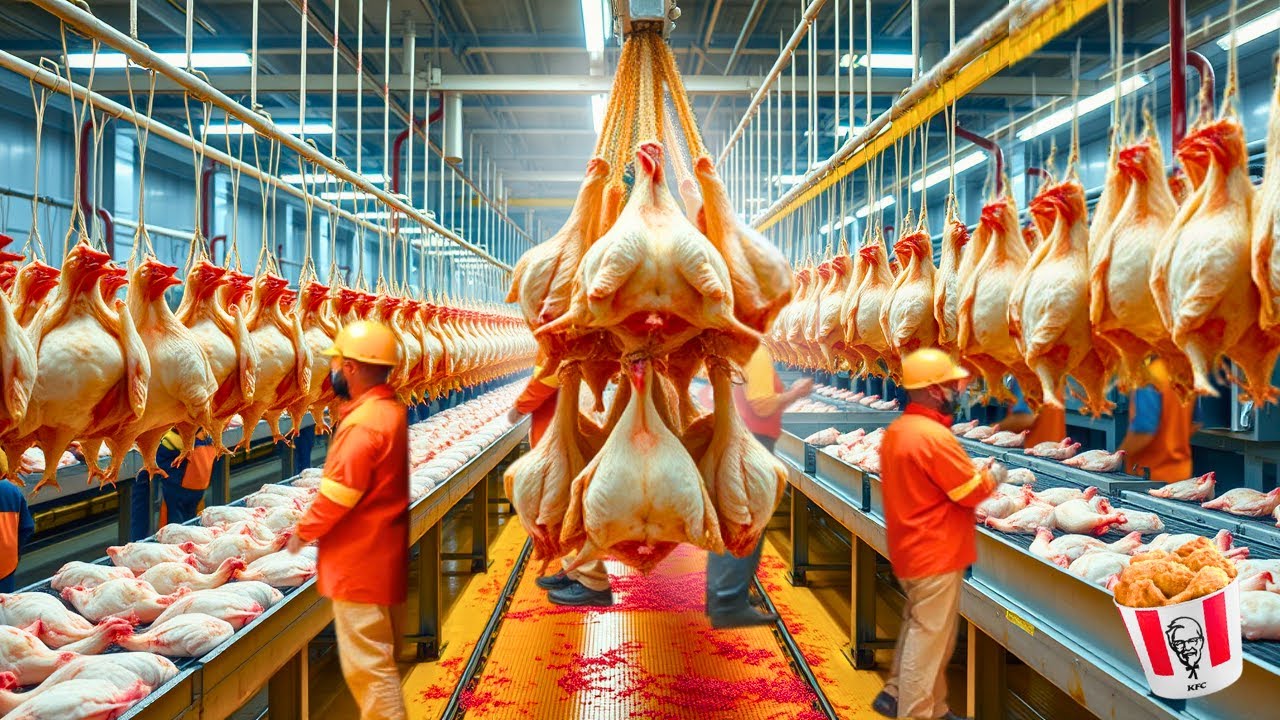 How Kentucky Fried Chicken Is Made In Factory l KFC Factory Process ...