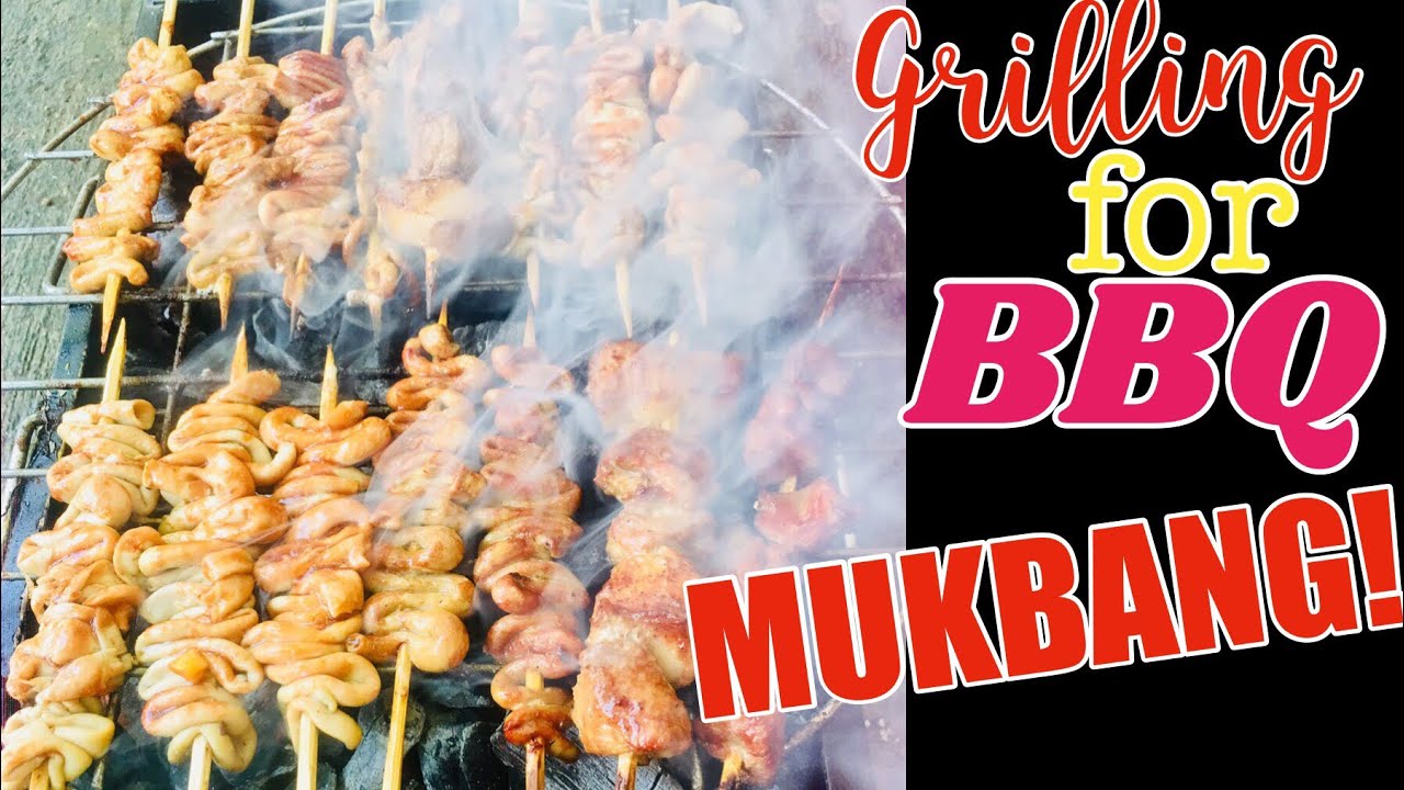 GRILLING FOR BBQ MUKBANG |GRILLED BBQ |GRILLING YUMMY BBQ - YouTube