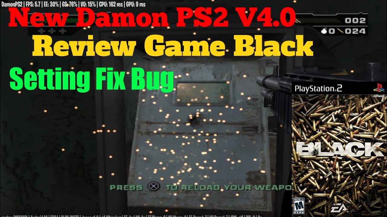 Damon PS2 V4.0 | Setting Fix Bug Game BLACK - YouTube