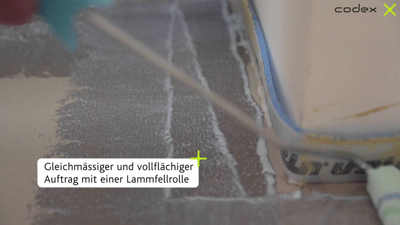 Saugfähige Untergründe anwendungsfreundlich grundieren mit codex FG 300 ...