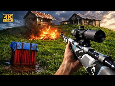 PUBG PC : ERANGLE INTENSE 4K ACTION RTX 5090 GAMEPLAY! (No Commentary)