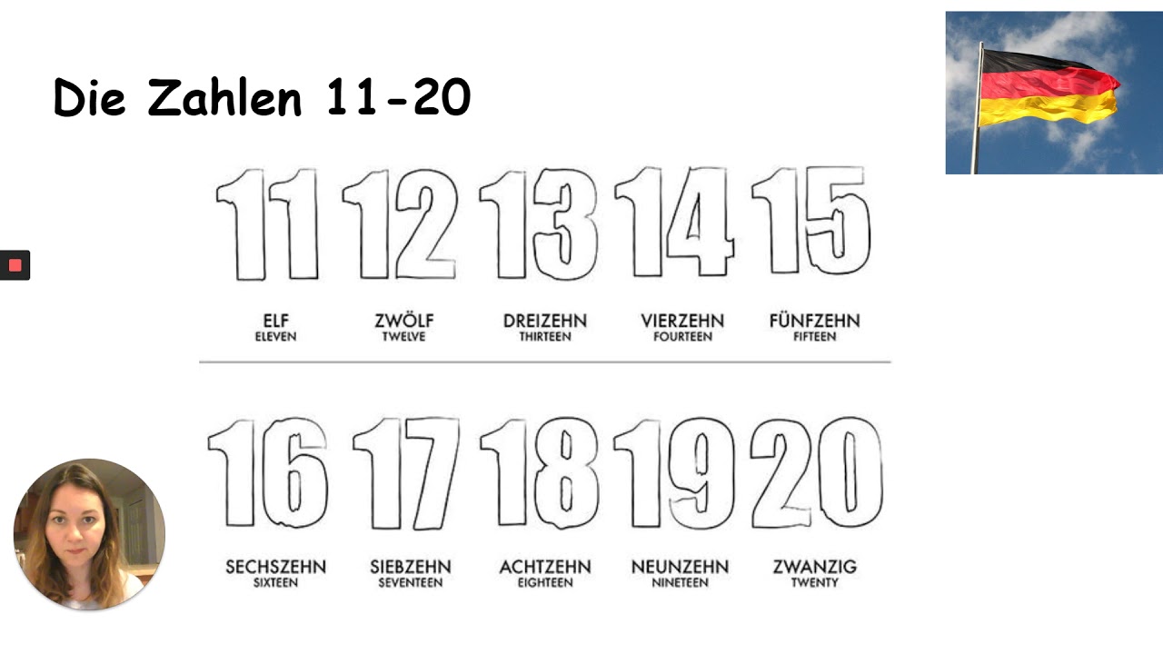 Die Zahlen - Numbers in German - YouTube