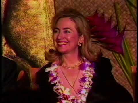 First Lady Hillary Rodham Clinton in Guam (1995) - YouTube