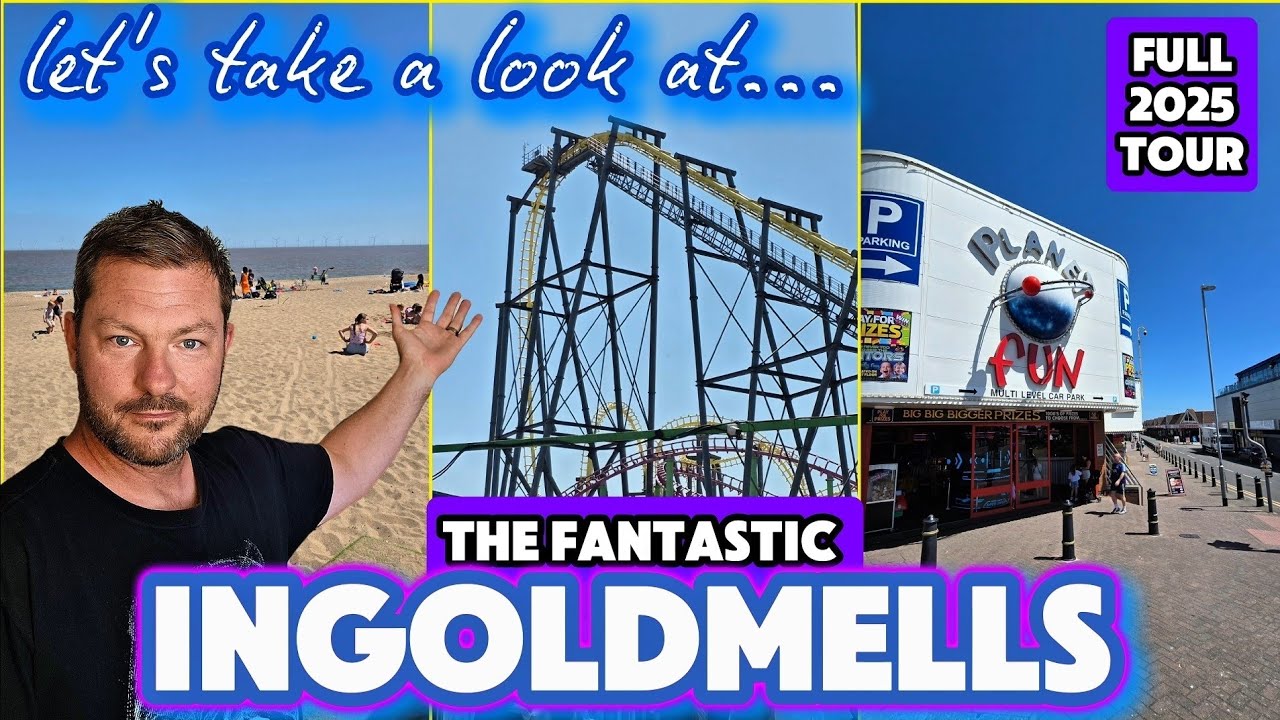 INGOLDMELLS - Full walk-through - NEW 2025 - On the HOTTEST day 🌞⛱️🎢🍟 ...