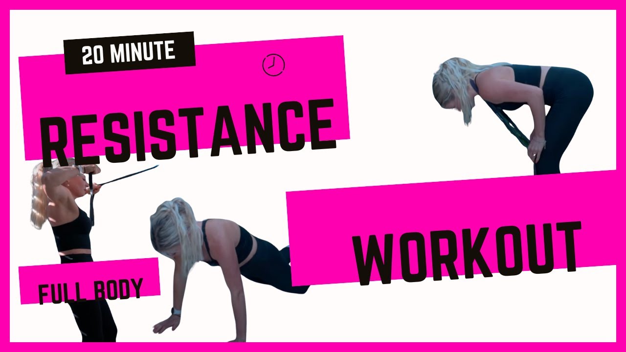 Workout in REAL TIME! Full Body Resistance Session. Home or Gym! - YouTube