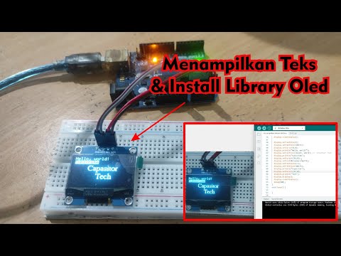 Tutorial Cara Memprogram Menampilkan Teks dan Install Library Oled dan Arduino - YouTube