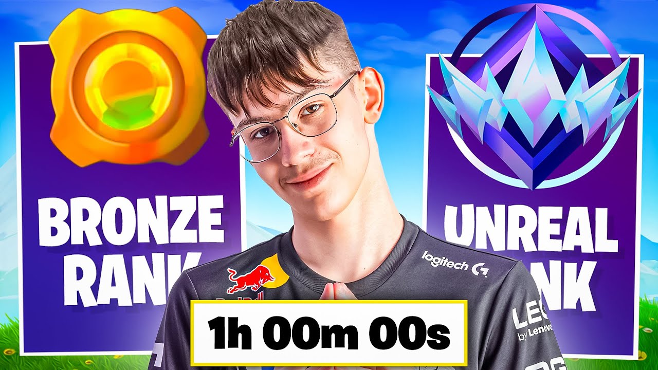 Wie SCHNELL kann ich in 1 STUNDE im Rank aufsteigen? (Bronze bis Unreal) - YouTube