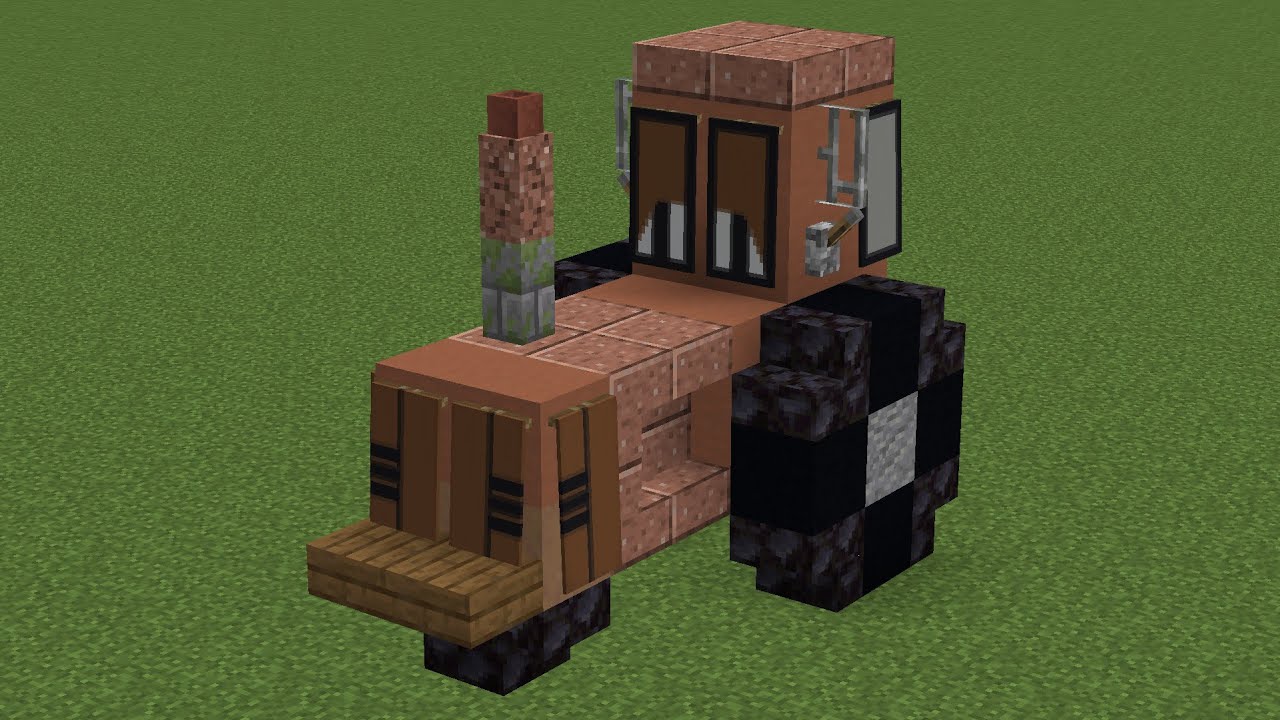 Disney cars Rusty Tractor in minecraft - YouTube