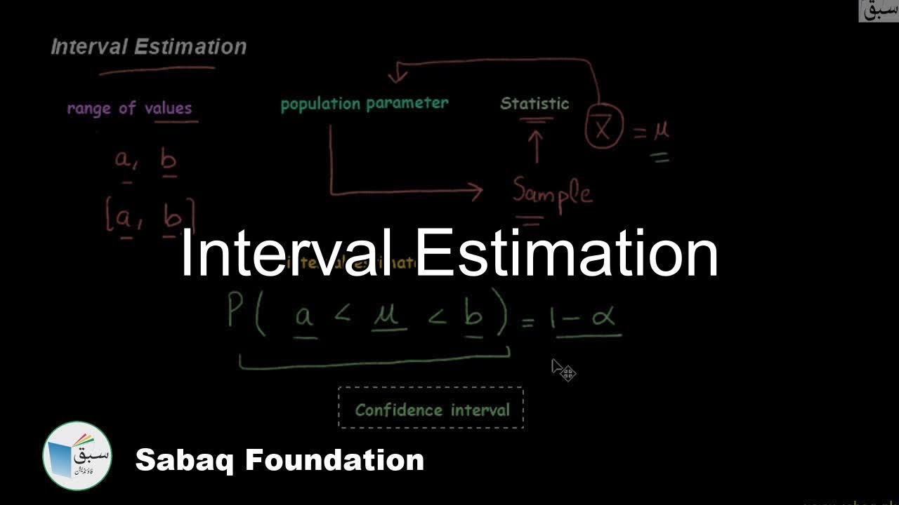 Interval Estimation, Statistics Lecture | Sabaq.pk - YouTube