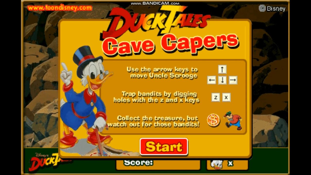 DuckTales Cave Capers (Toon Disney Games) - YouTube