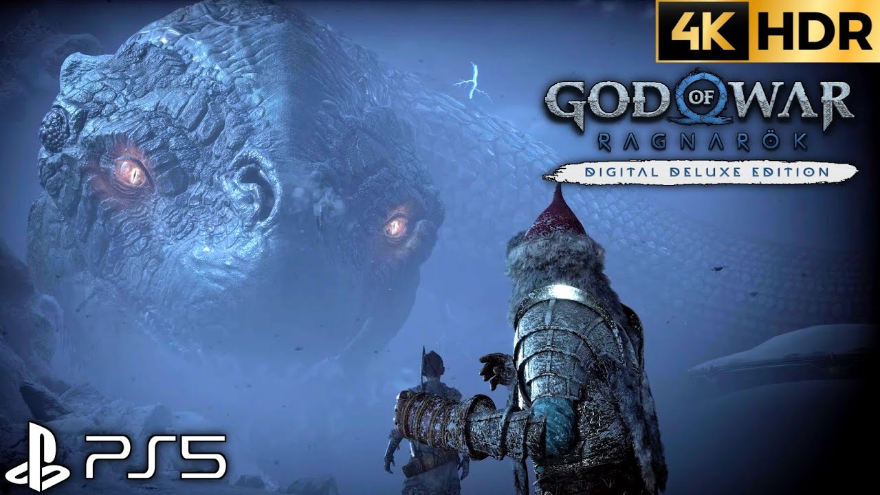 Atreus Call World Serpent GOD OF WAR RAGNAROK World Serpent Scene 4K ...