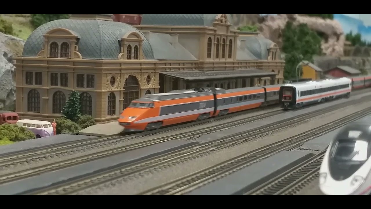 TGV SUD-EST de Kato en escala N "Patrick" - YouTube