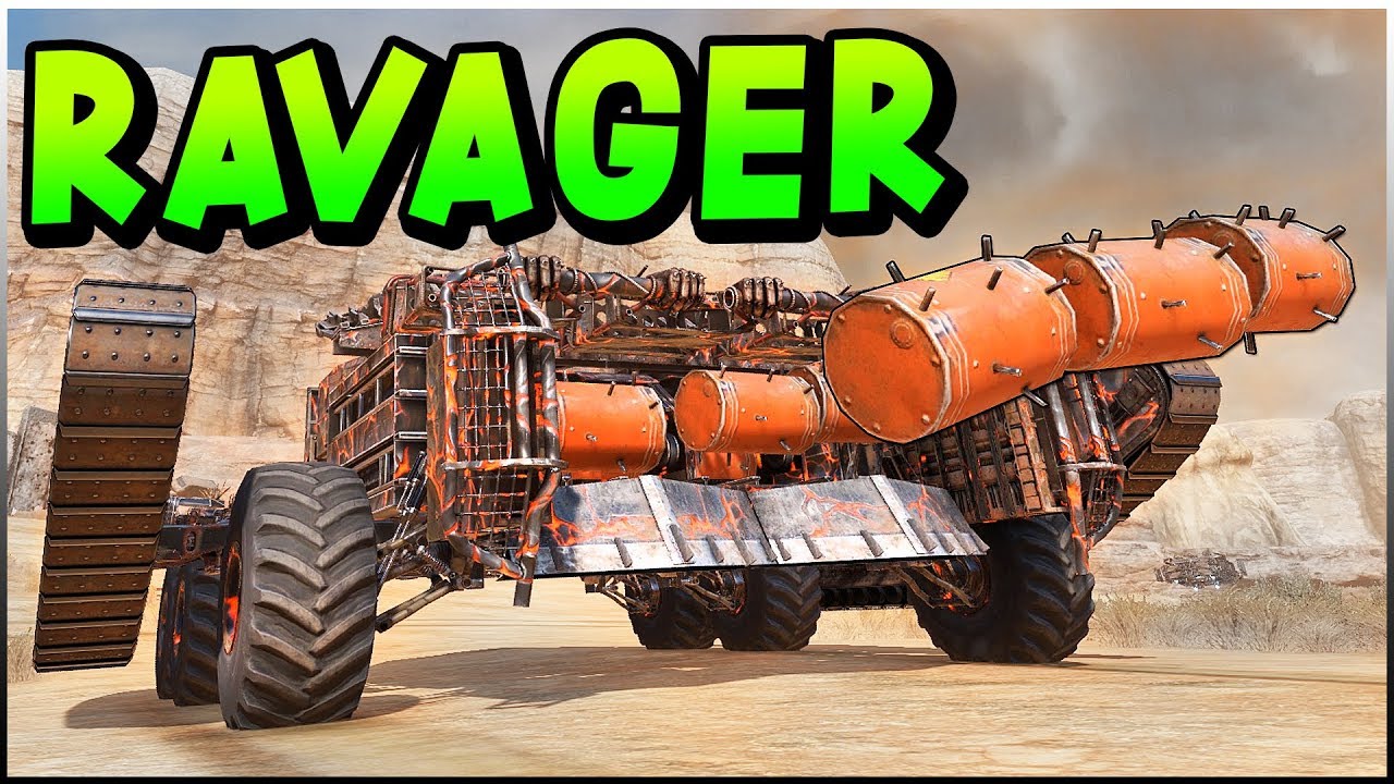 Crossout - THE RAVAGER! Beastly Triple Porcupine Build (Crossout ...