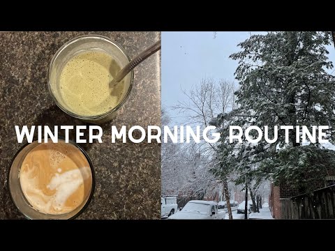 COZY & RELAXING WINTER MORNING ROUTINE | ASMR Skincare, Coffee Routine, & Light Cleaning