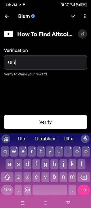 How to find Altcoin Today Blum code 22oct 2024 - YouTube
