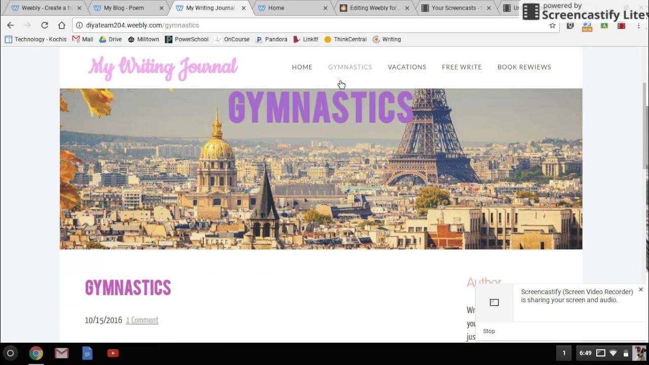 Student Blog Examples - YouTube