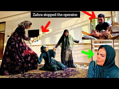 Zahra and Nazanin break Fatemeh hand and threw her out while Reza was away.