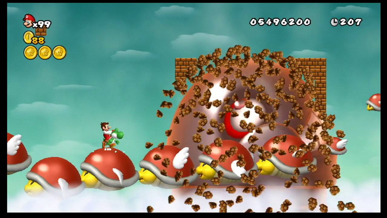 NSMBW Hack: Revised Super Mario Bros. Wii 7-6 (Elgato Game Capture HD ...