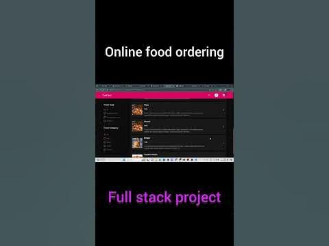 online food ordering full stack website using react and spring boot ...