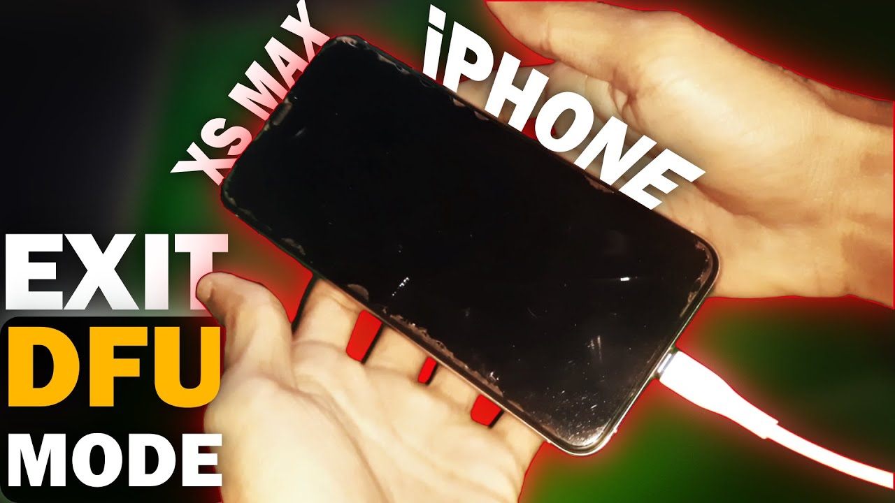 How to Exit DFU Mode on iPhone XS Max | Stuck in DFU? Fixed! - YouTube