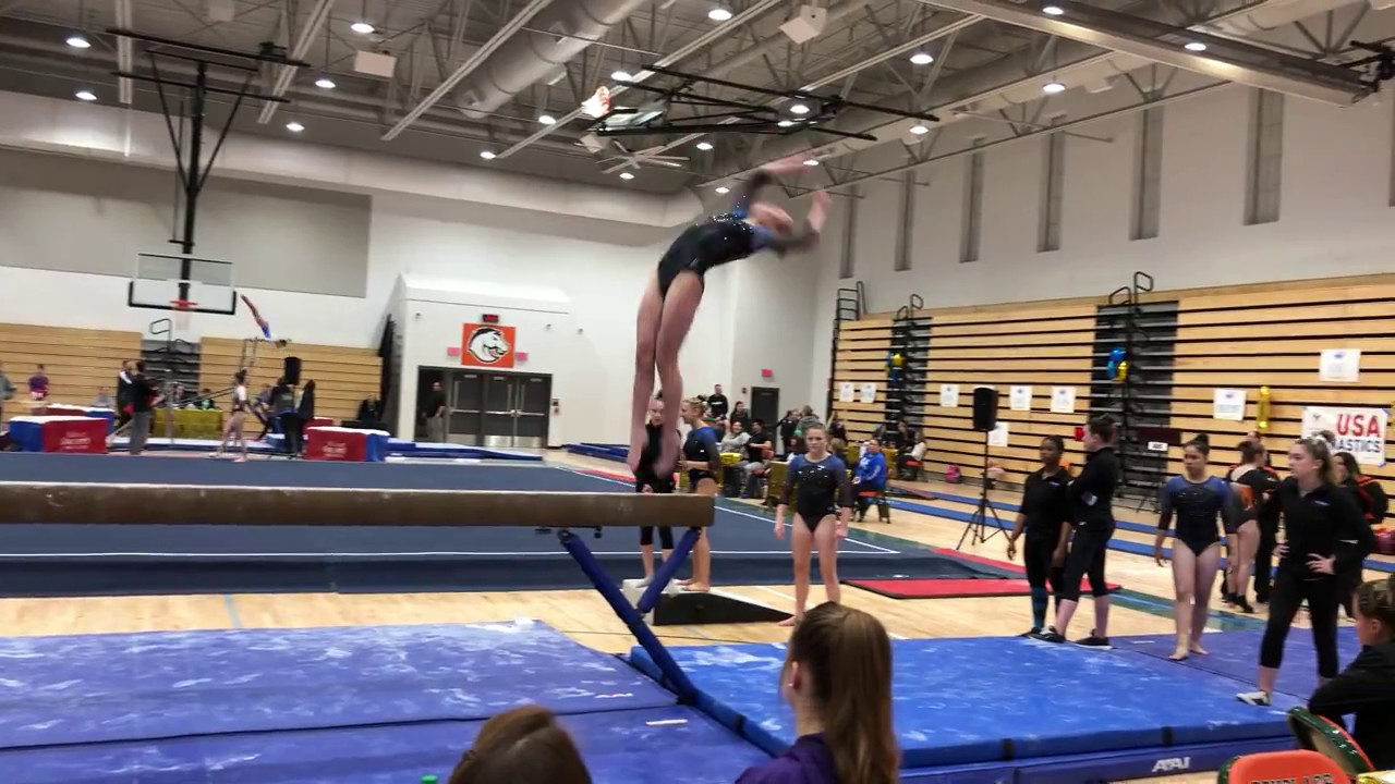 Megan Bingham, Champion KY | L10 Beam 2018 Kentucky State Championships ...