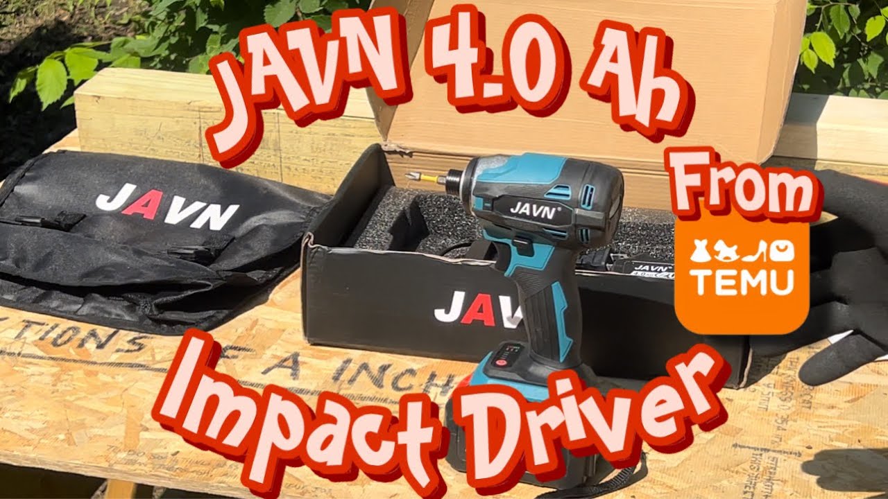 TEMU JAVN 4.0Ah Impact Driver Review - YouTube