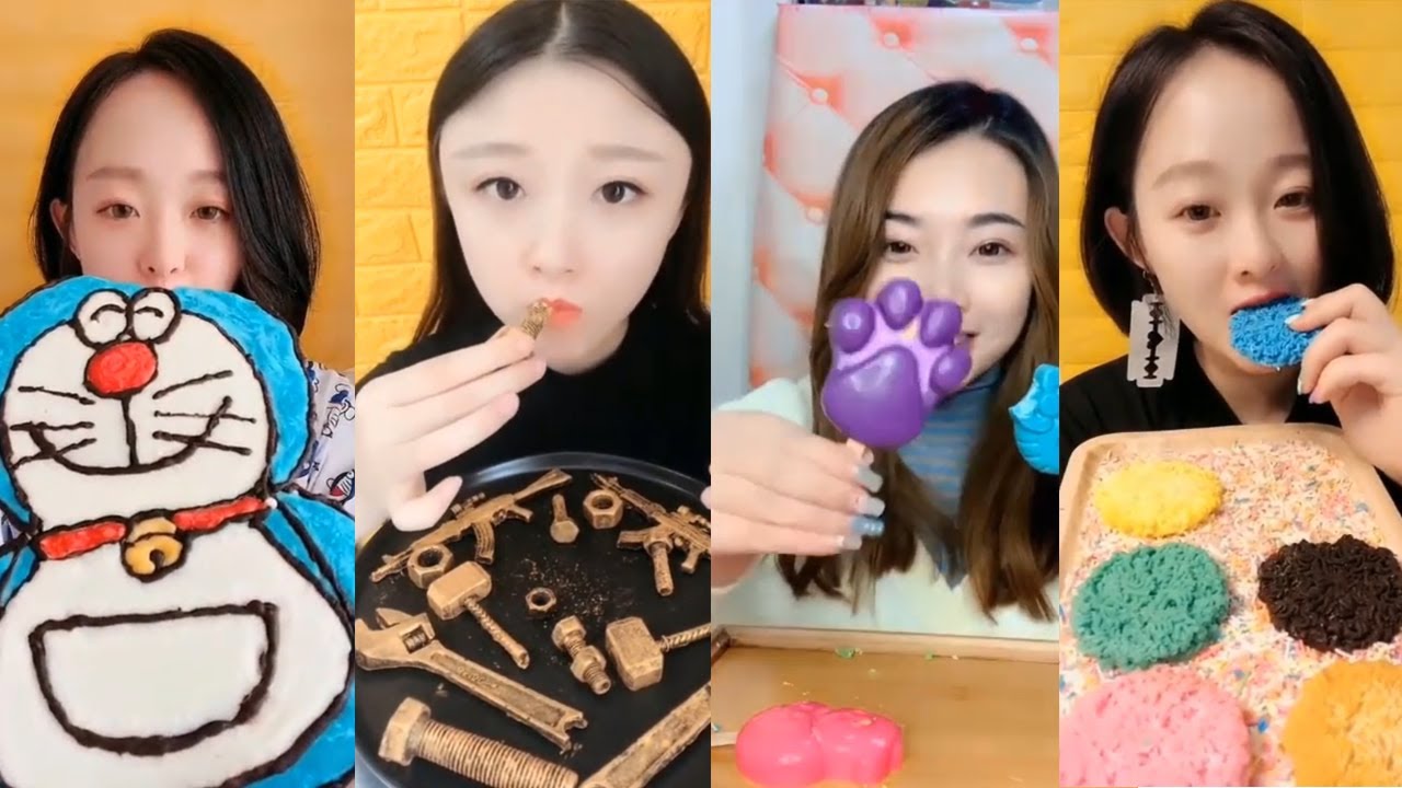 THE FOODS LOOKS UNUSUAL, EAT FUNNY FOOD, EAT VERY STRANGE FOODS | ASMR ...