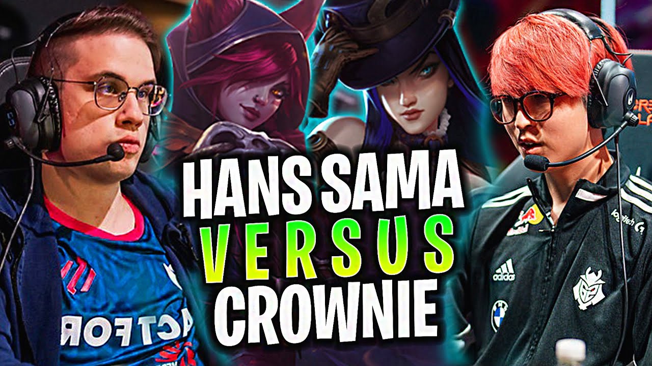 G2 HANS SAMA vs BDS CROWNIE! | G2 Hans Sama Plays Caitlyn Adc Wrolds ...