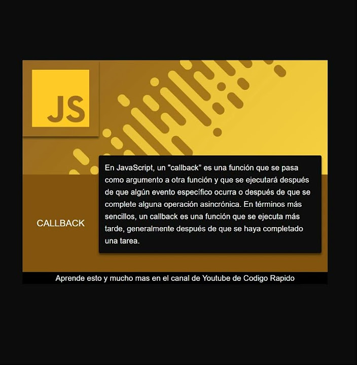 Callbacks Javascript #frontend #javascript - YouTube