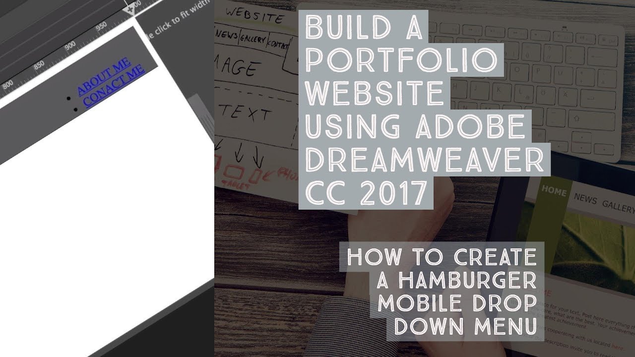 How to create a hamburger mobile drop down menu - Dreamweaver Templates ...