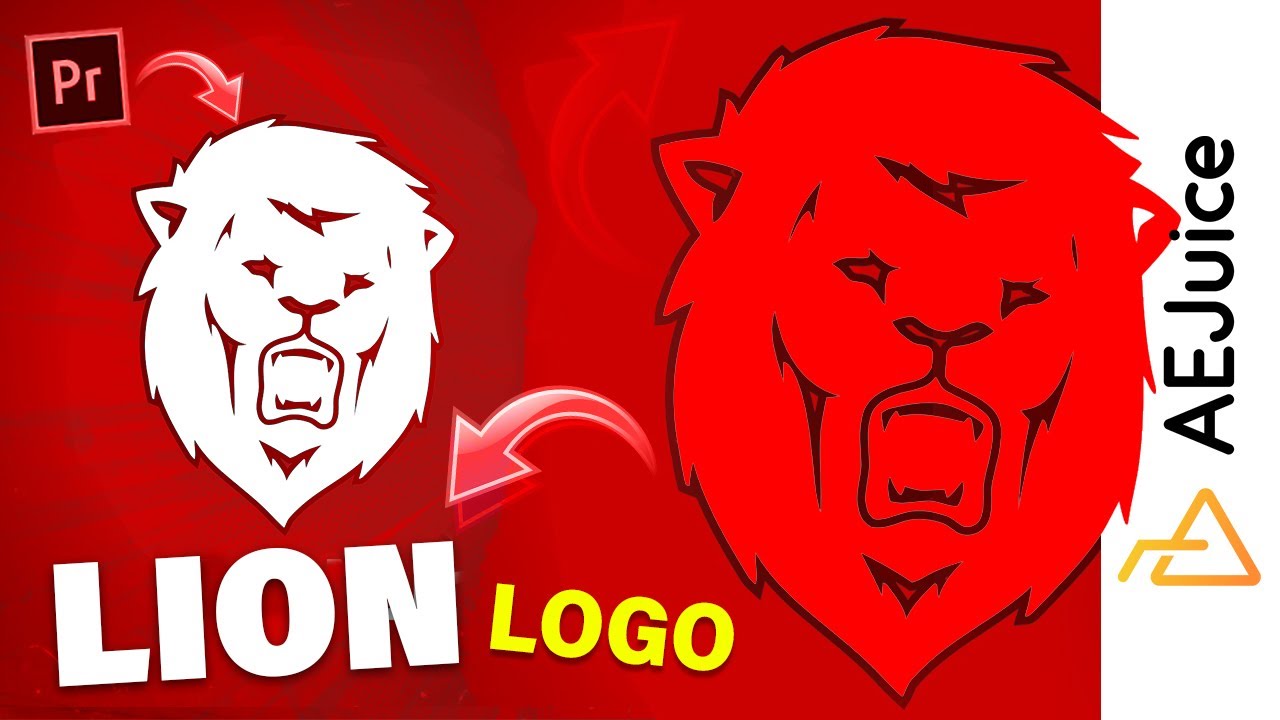 How to Make Easy LION LOGO INTRO | AEJuice | Premiere Pro - YouTube