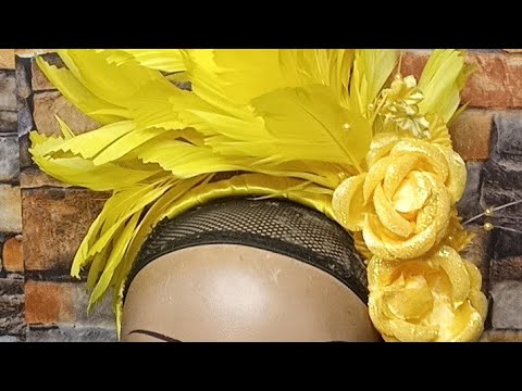 How to make a simple feathers Fascinator in less than 5 minutes,DIY ...
